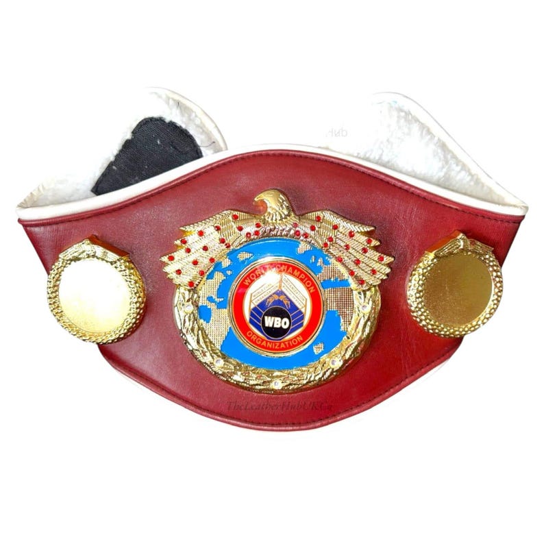 Kids WBO Boxing Championship Belt – Mini PU Leather Wrestling, Boxing ...
