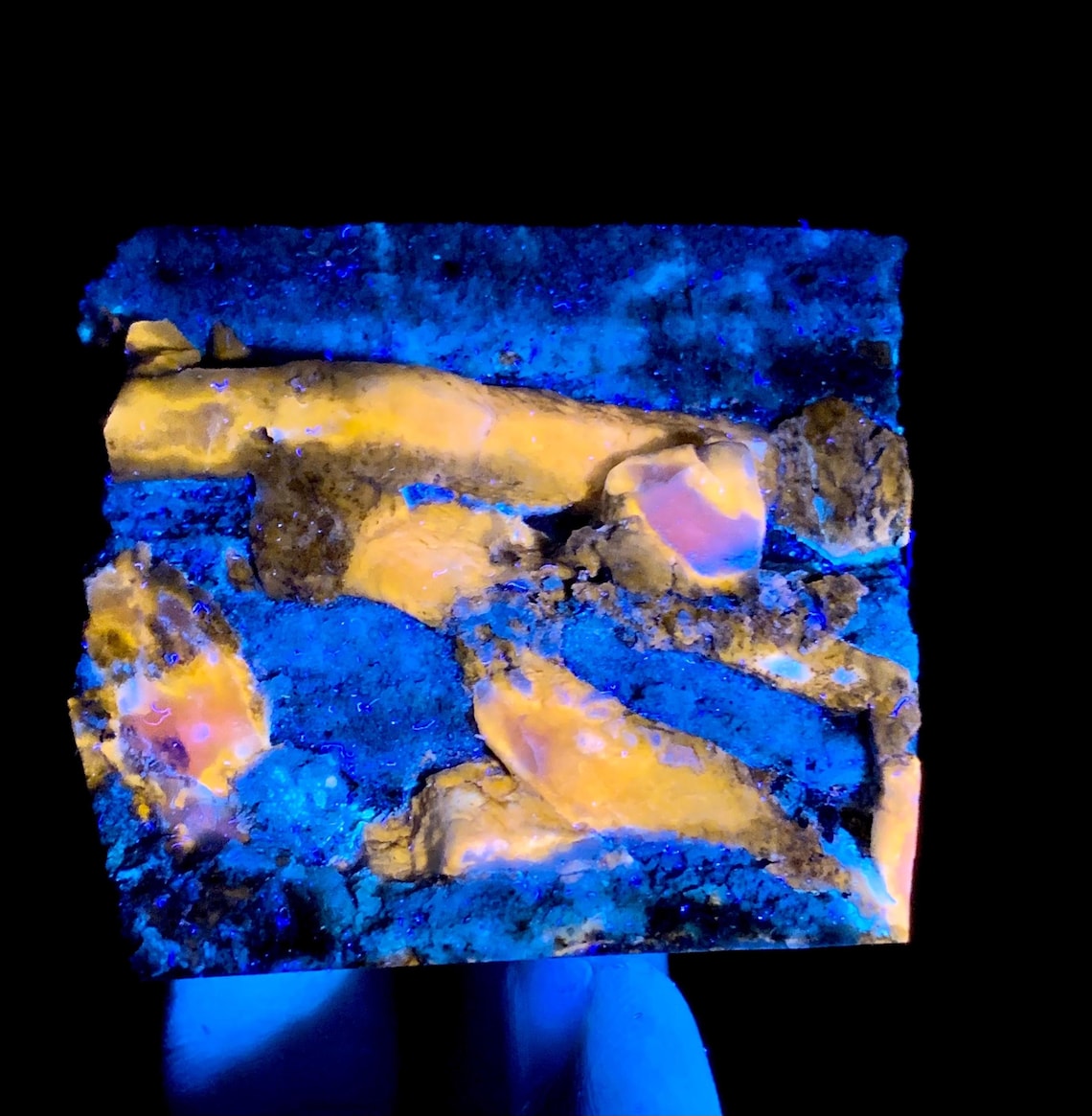 Beautiful Afghanite UV Reactive Crystals Specimen - Etsy