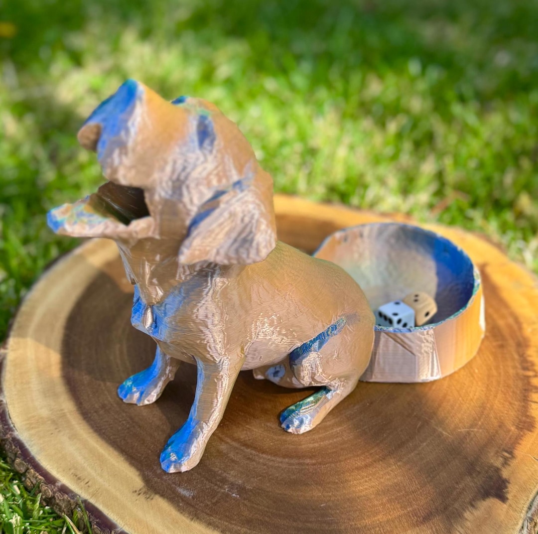 3D Printed Pooping Labrador Retriever Dog Dice Roller – the Only Dice ...
