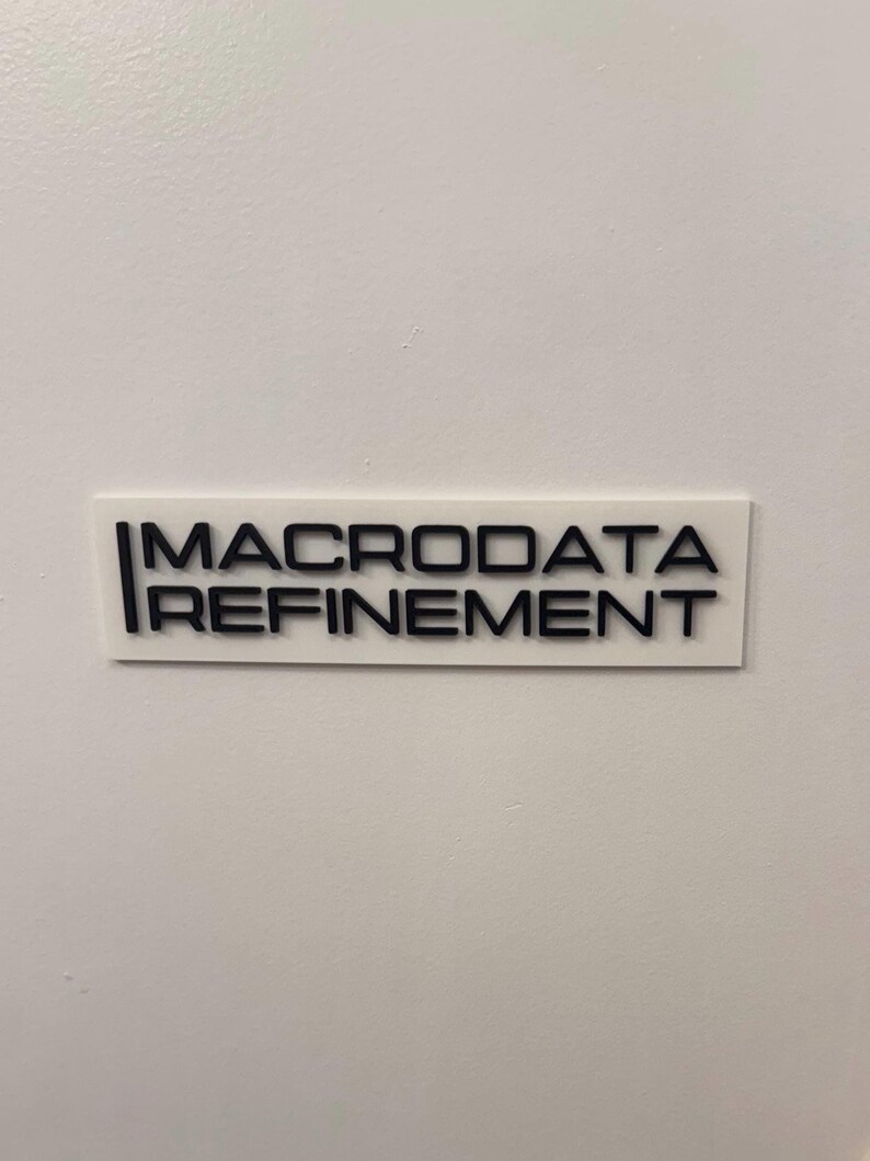 3D Printed Office Sign – Dystopian Corporate Decor - Etsy