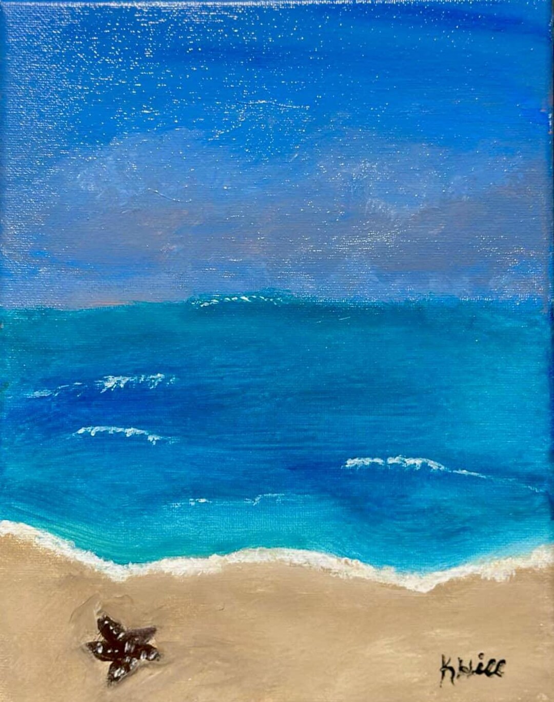 Set of Beach Paintings 8x10 Each - Etsy