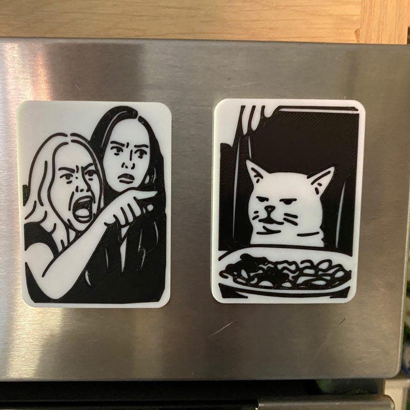 Woman Yelling at Cat - Etsy