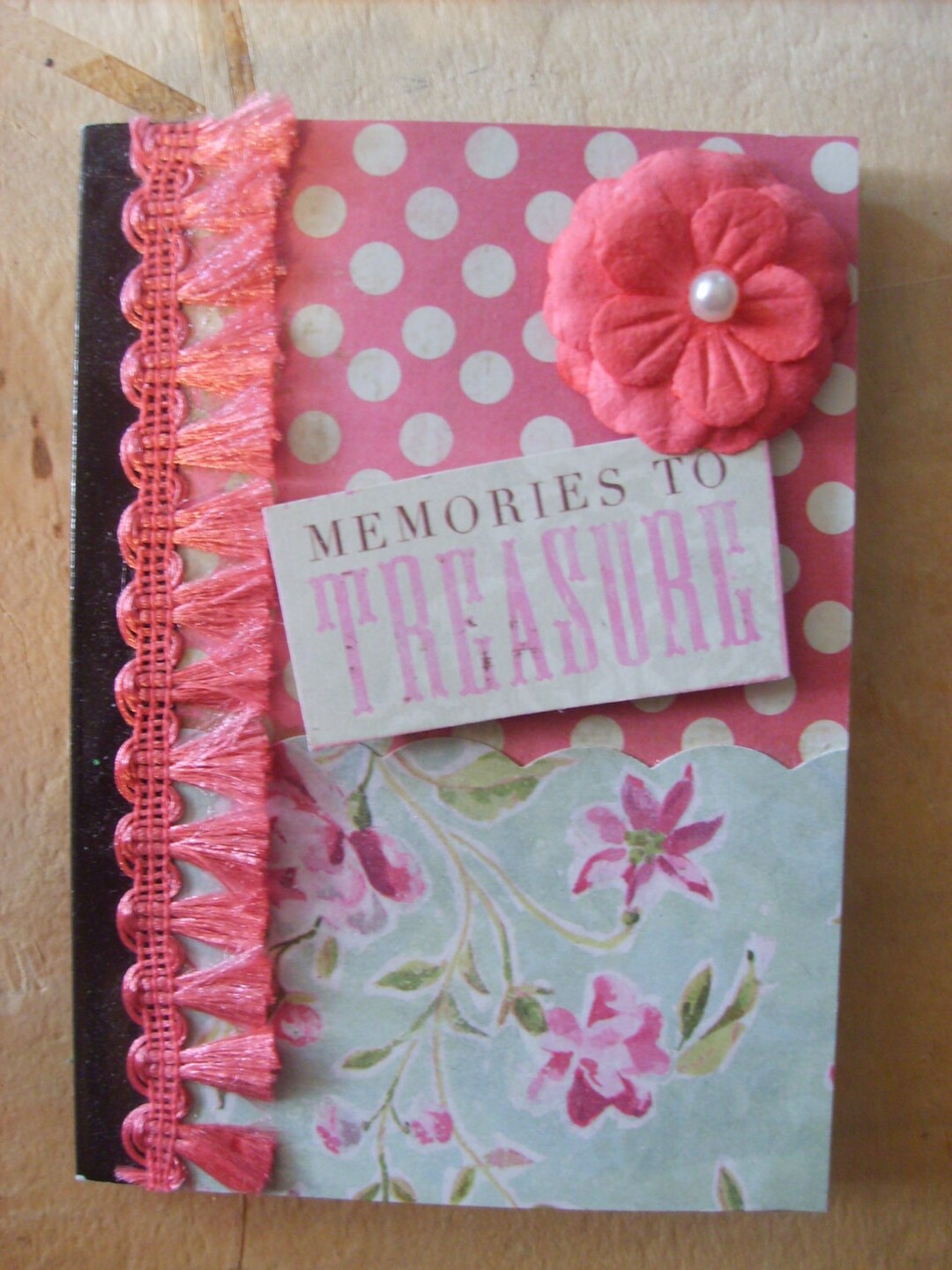 Memories to Treasure Altered Mini Composition Book - Etsy