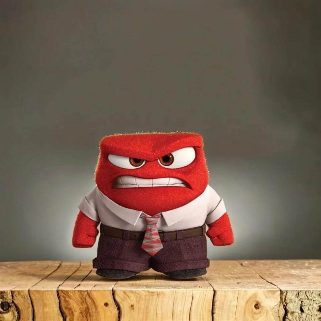 Inside Out 2 Anger Figure 3D - Etsy