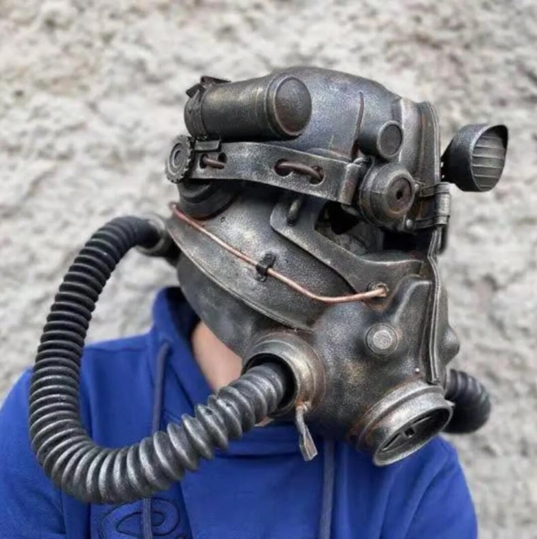 Fallout T45 Helmet, Mask, Halloween Cosplay - Etsy