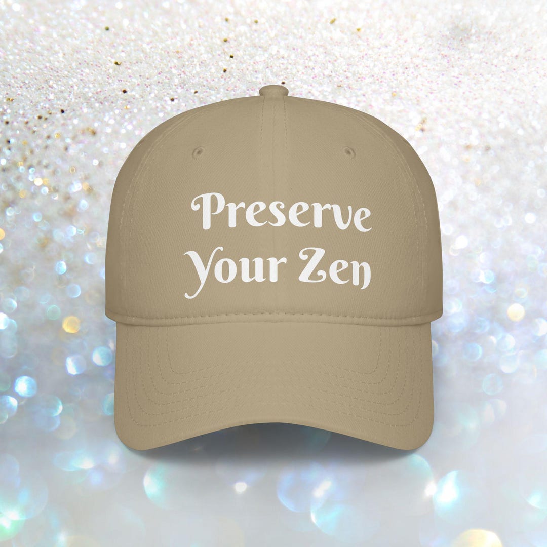 Mindful Zen Baseball Cap, Yoga Hat, Spiritual Gift, Casual Wear Cap ...