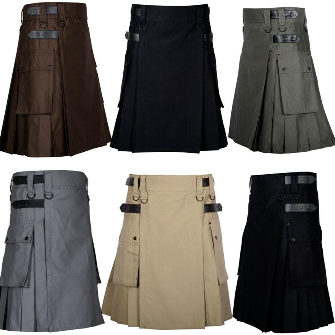 Cotton Utility Kilt Tactical Kilt Custom Kilt Highland Utility Kilts ...