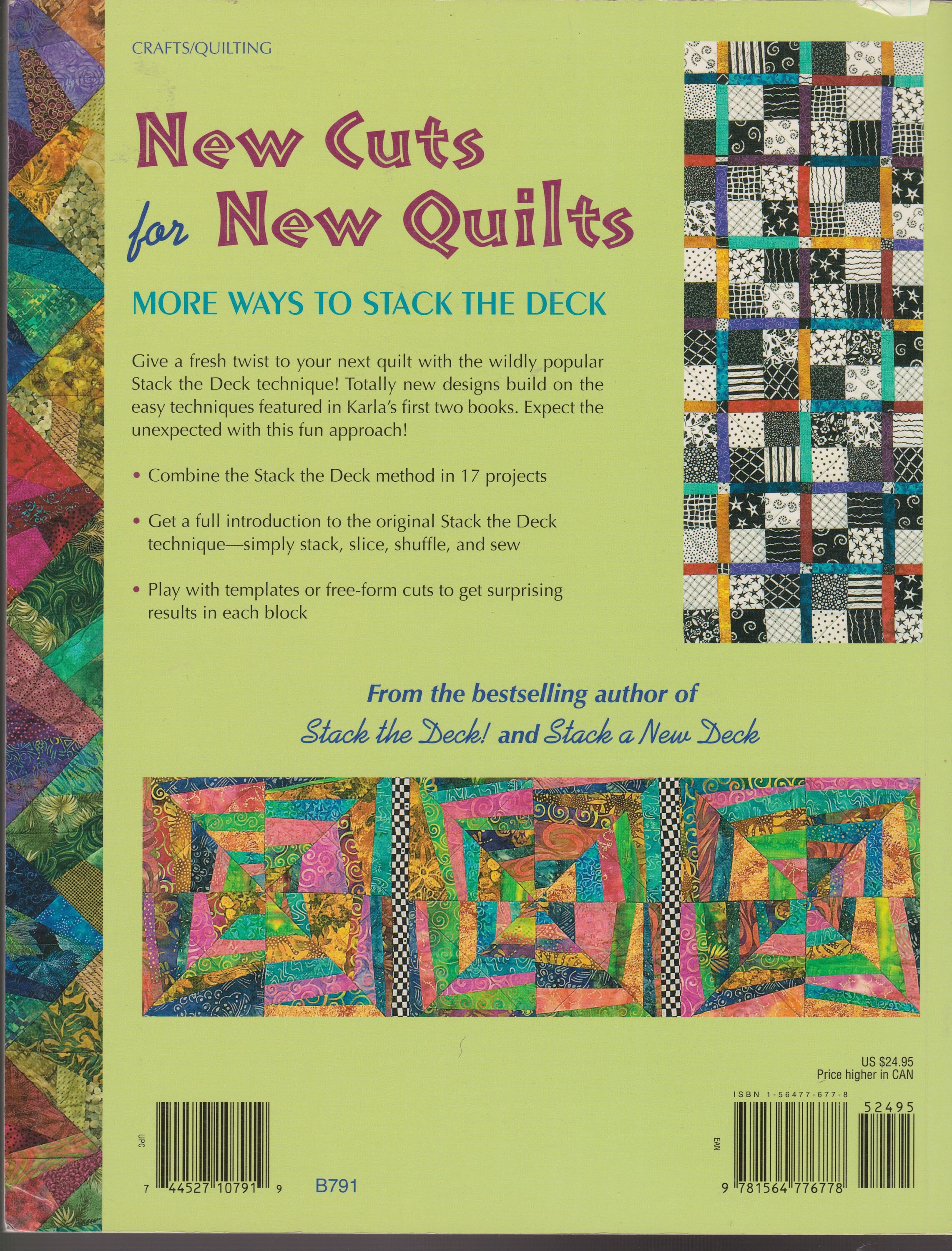 New Cuts for New Quilts, More Ways to Stack the Deck Pattern Book - Etsy