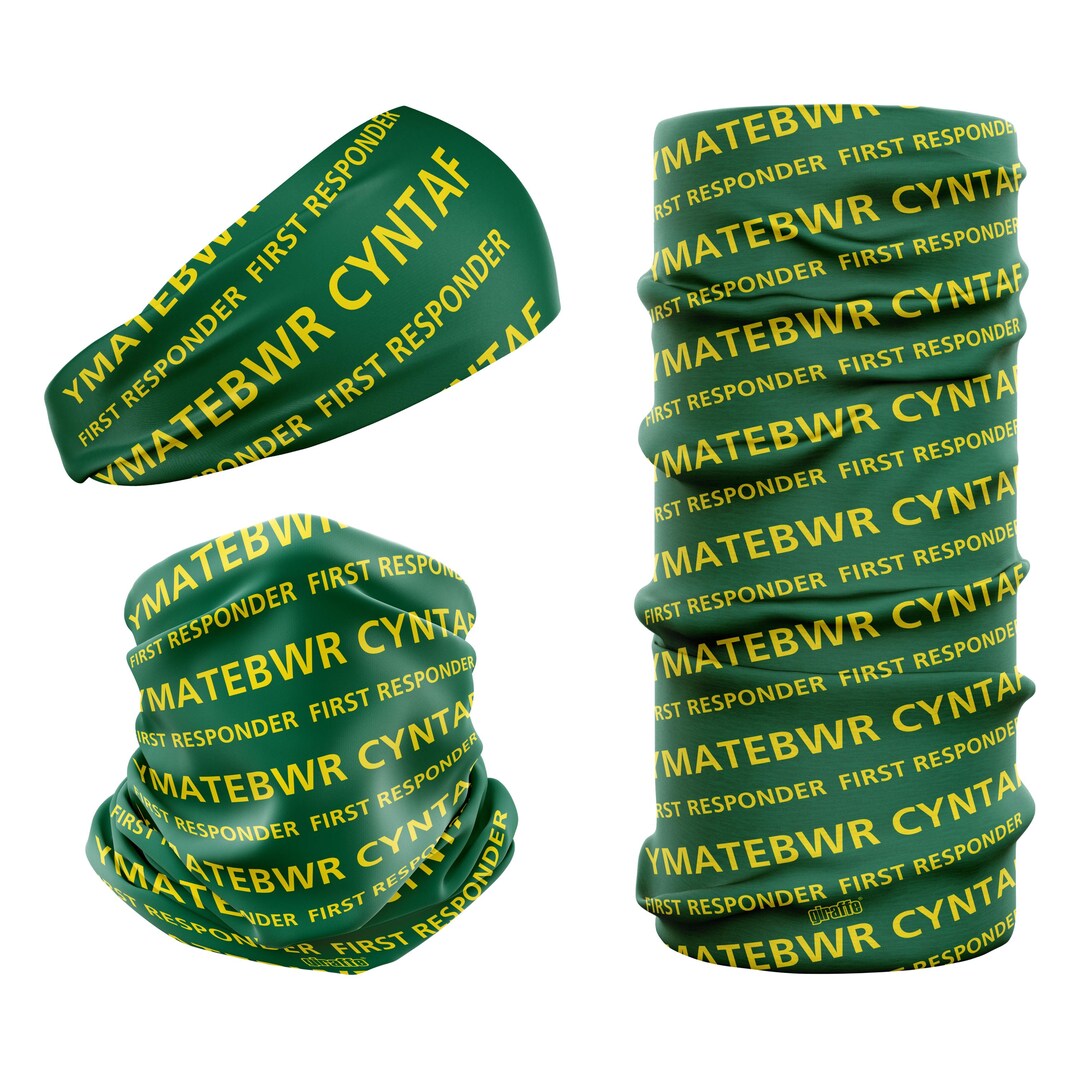 Welsh Ambulance First Responder NHS Green/yellow Multifunctional ...