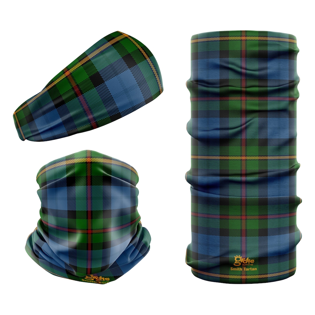 Snood bandana multifonctionnel sans coutures Smith Tartan fabriqué à ...