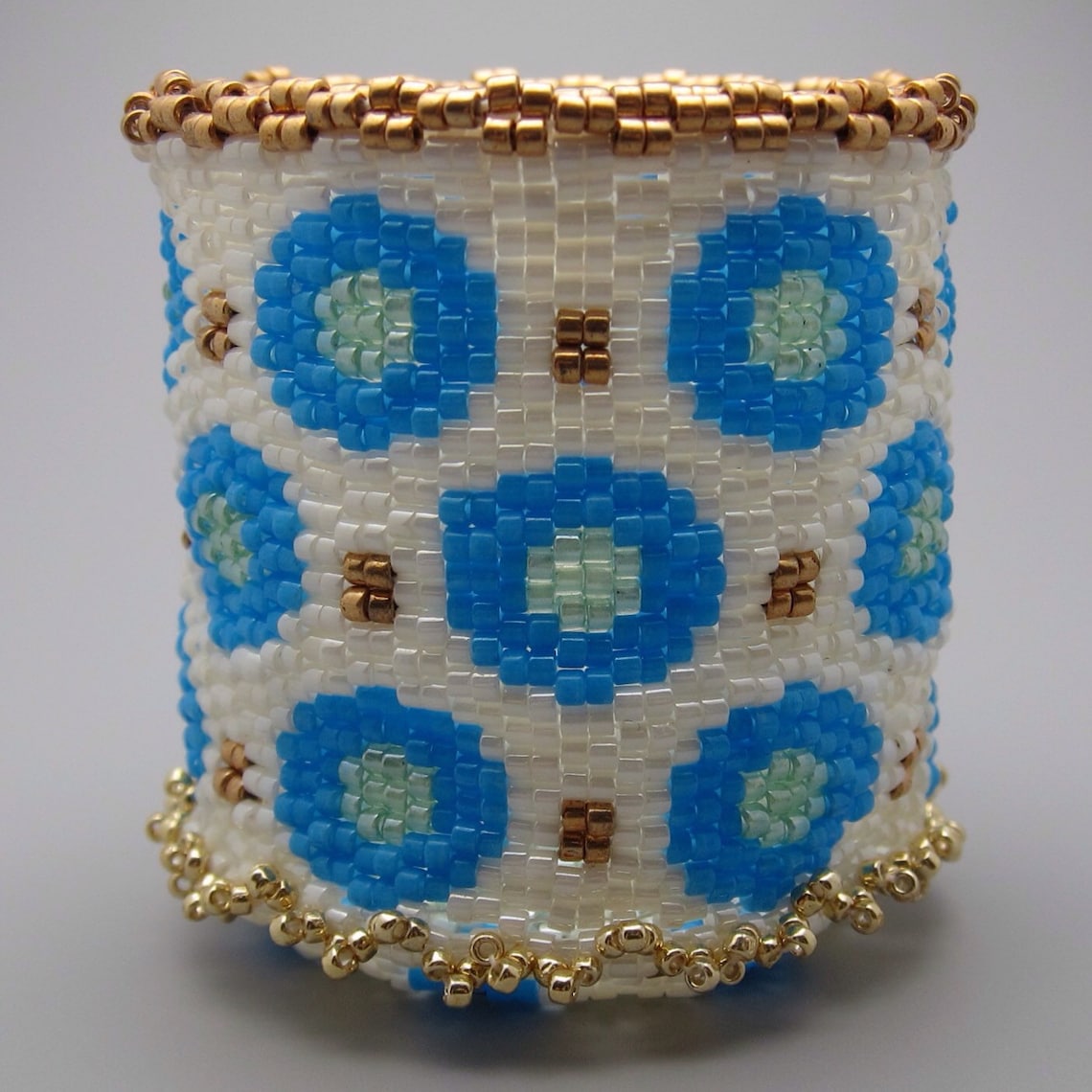 Beaded Basket - Collectible Basket - Bead Art - Seed Bead Art - Art ...