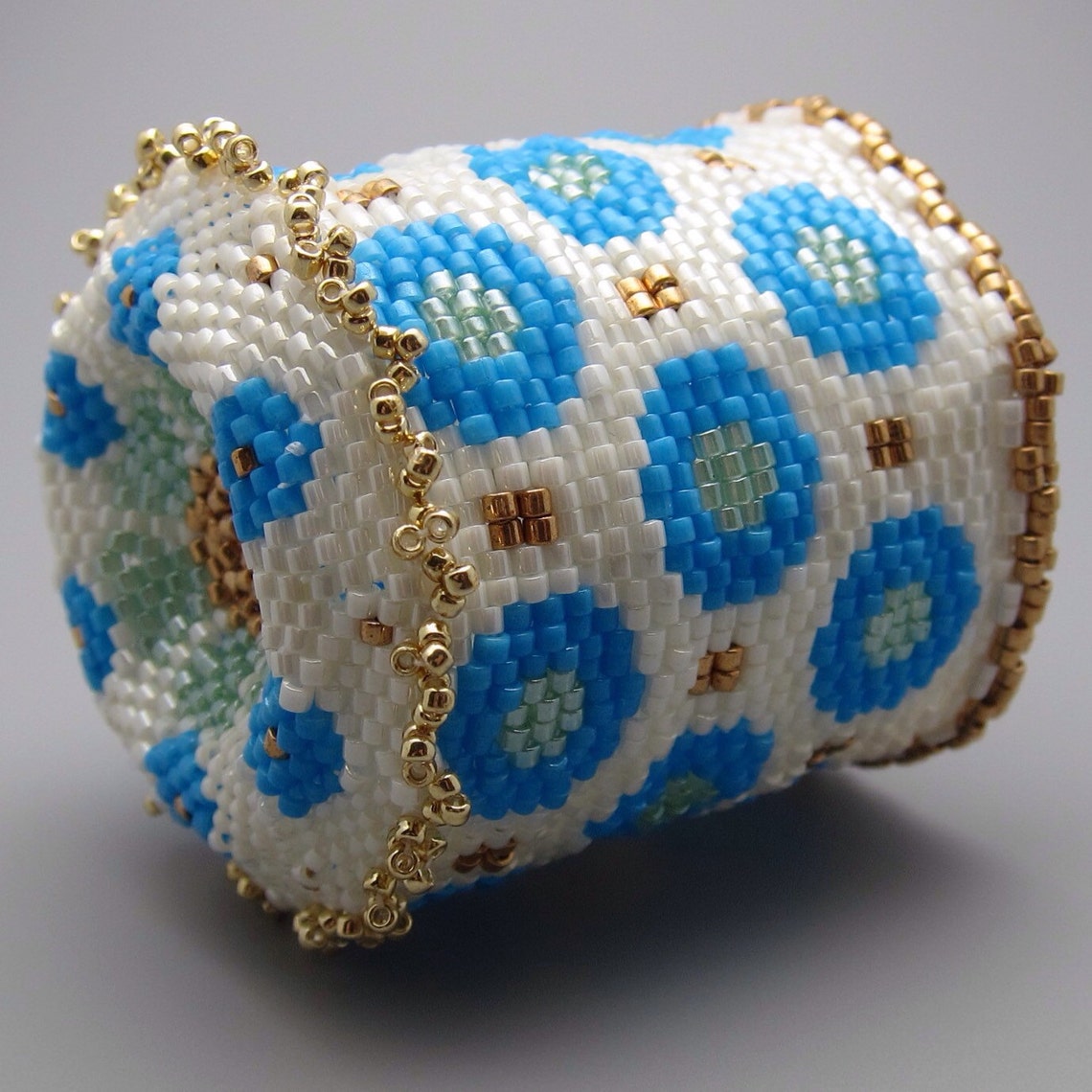 Beaded Basket - Collectible Basket - Bead Art - Seed Bead Art - Art ...
