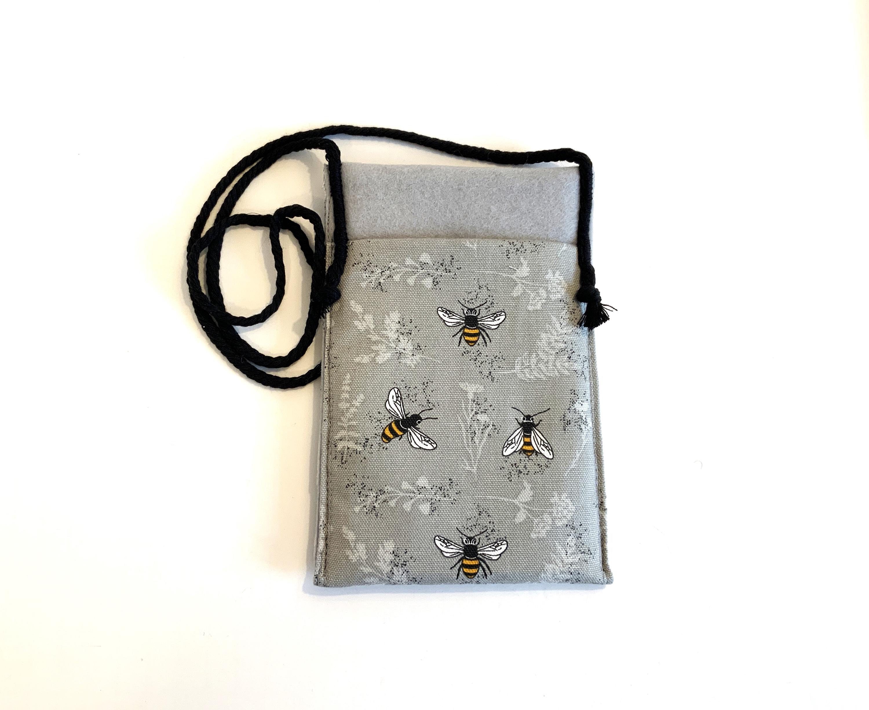 Padded Fabric Cell Phone Necklace Pouch: Hands-free Lanyard Choice of ...