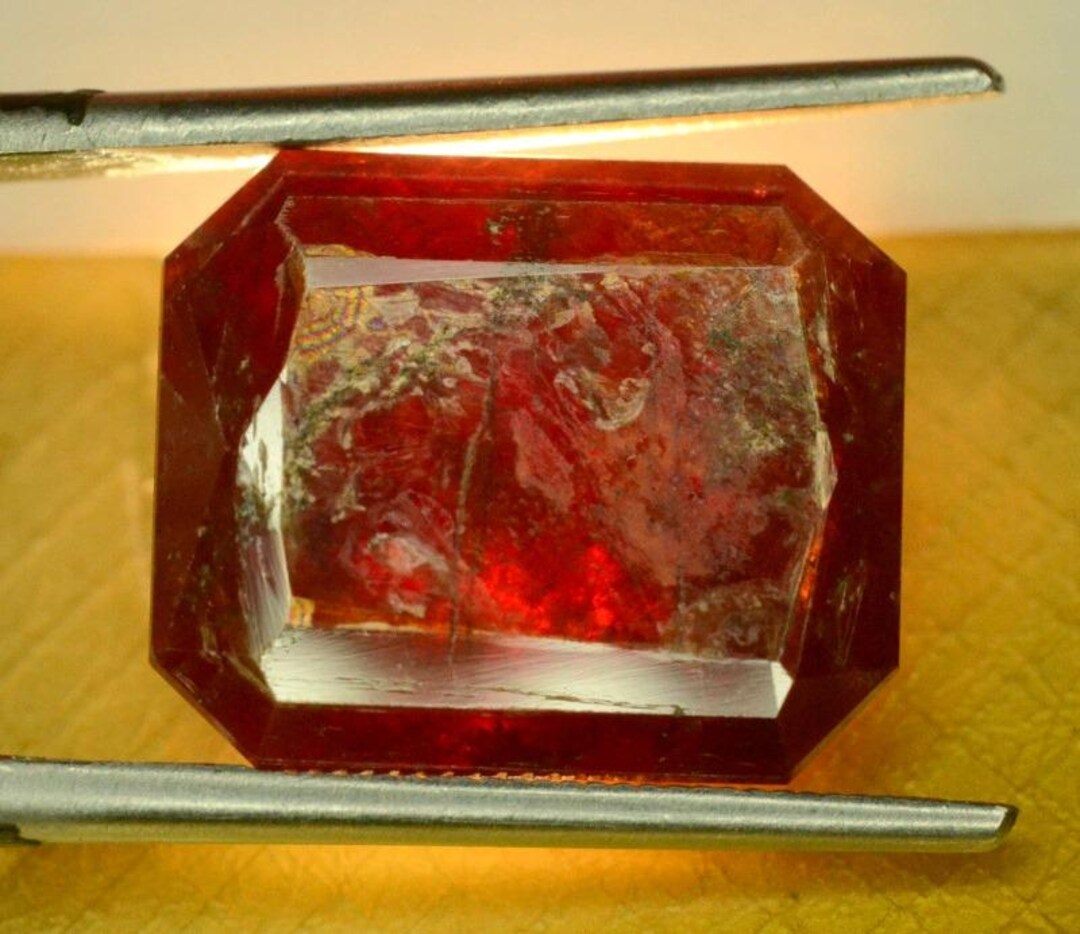 23.50 Ct Manganotantalite | "red Earth Energy Stone" | Ultra Rare ...