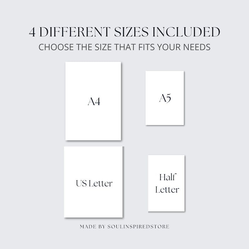 Printable Shopping List | Weekly Grocery Planner | 9 Layouts | A4 A5 US ...