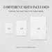 Undated Monthly Calendar | Printable Minimalist Planner | Perpetual ...