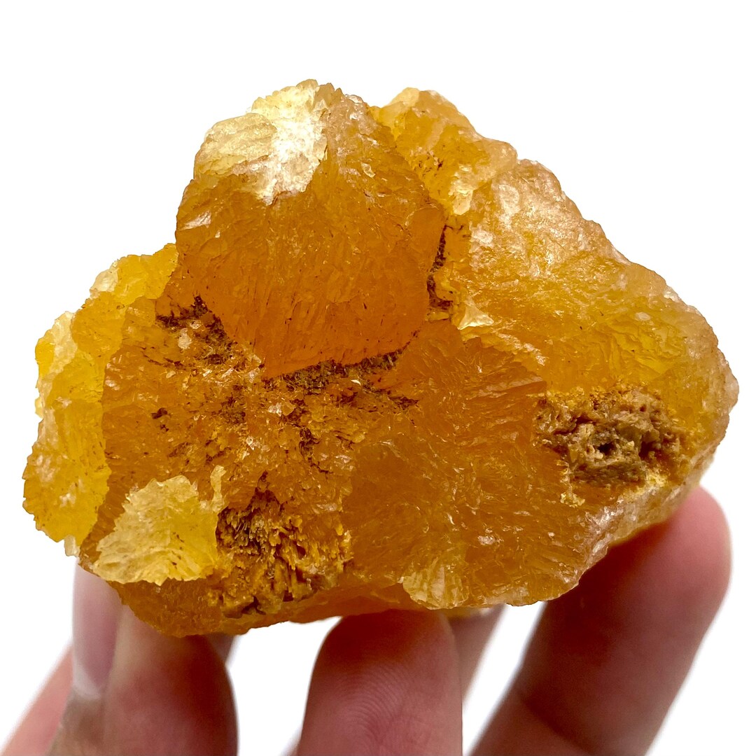 Yellow Aragonite Specimen: Rare Crystal Mineral - Afghanistan (261 Gram ...