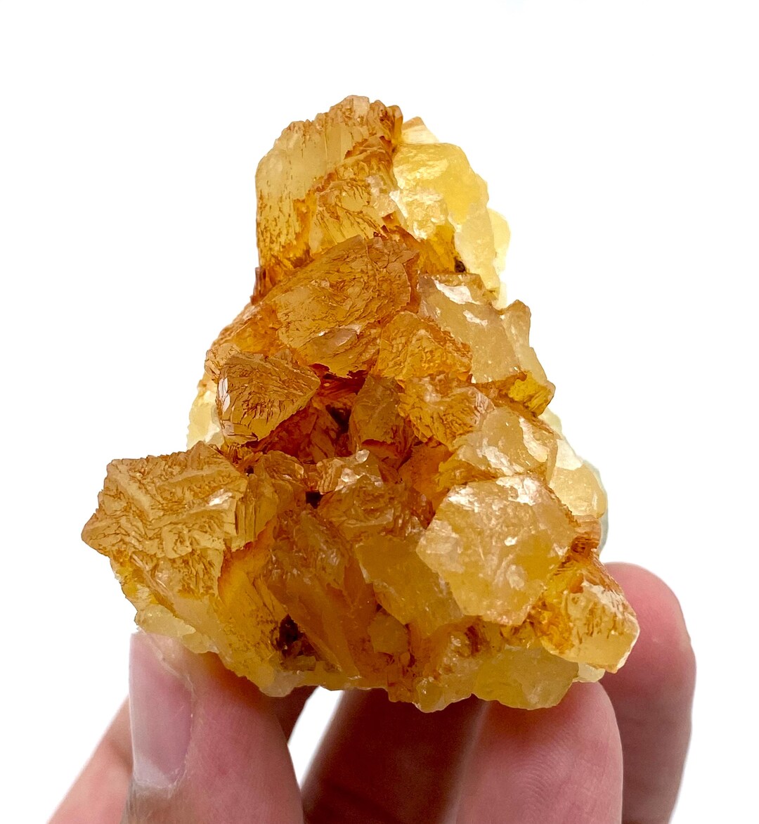 Yellow Aragonite Specimen: Rare Crystal Mineral - Afghanistan (125 Gram ...