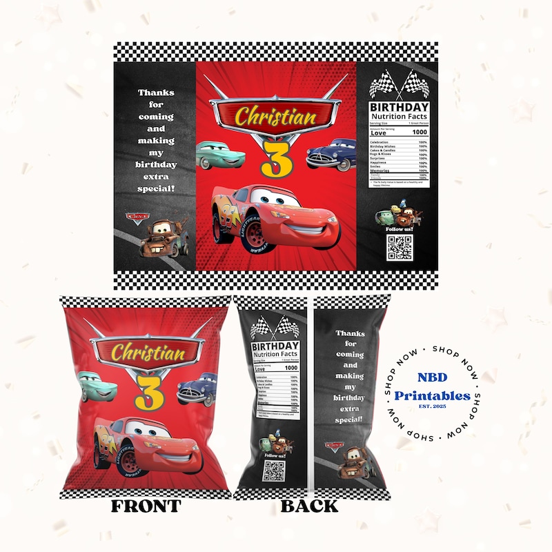 Mcqueen Custom Bag - Etsy