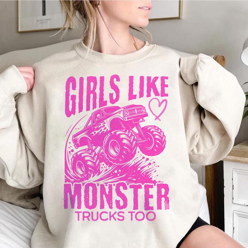 Neon Monster Truck Design - Etsy