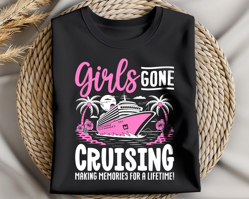Girls Gone Cruising SVG PNG: Matching Vacation Cruise Trip (digital ...