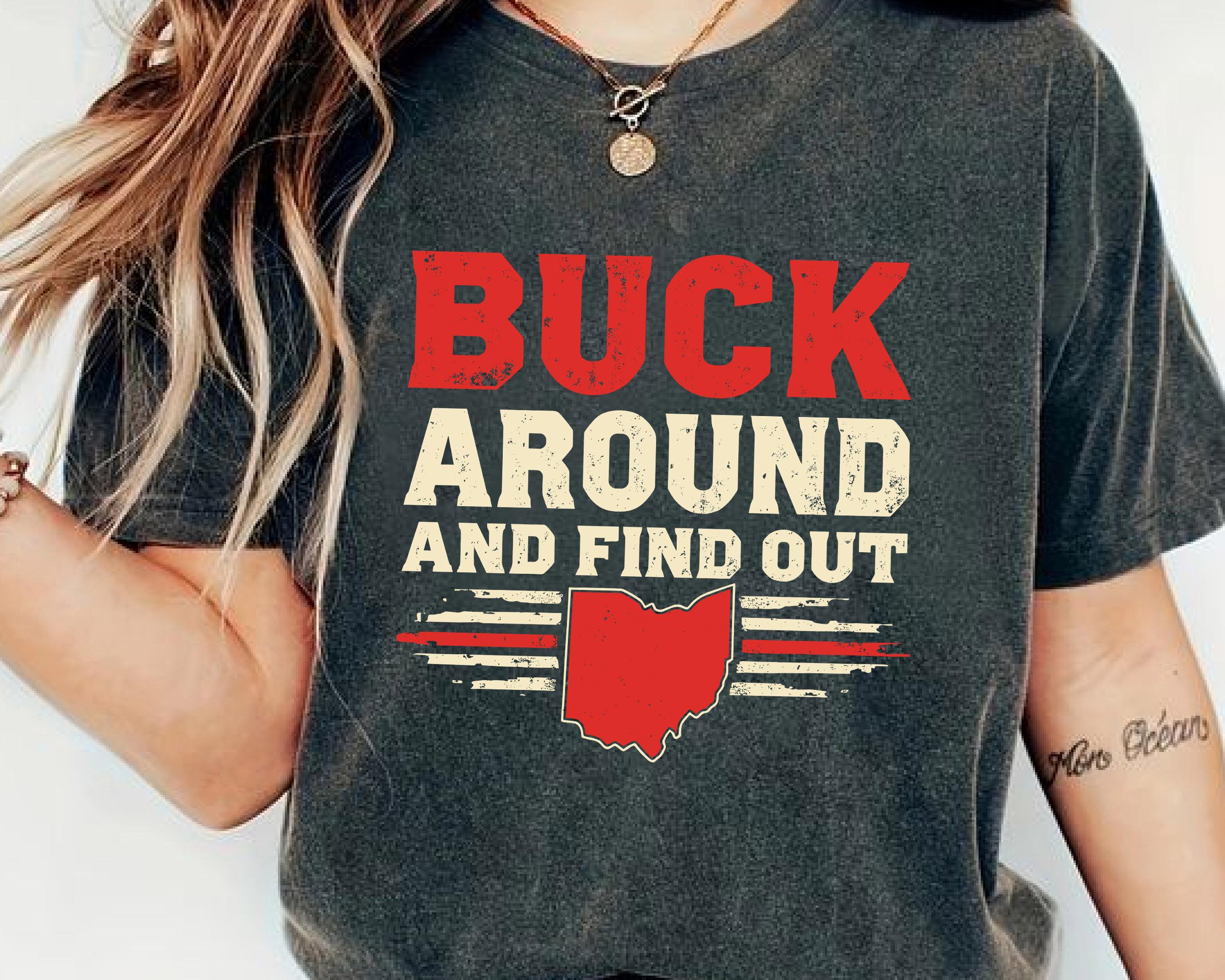 Buck Around Ohio State Football Digital Download (PNG, JPG, PDF) - Etsy