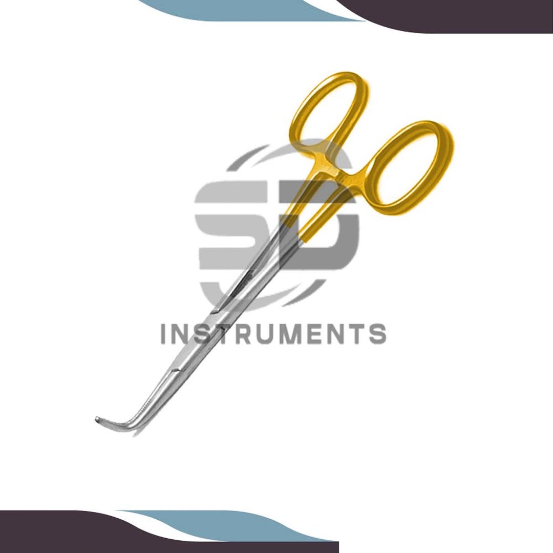 Baby Mixter Hemostatic Forceps 14cm – Curved Serrated Surgical ...