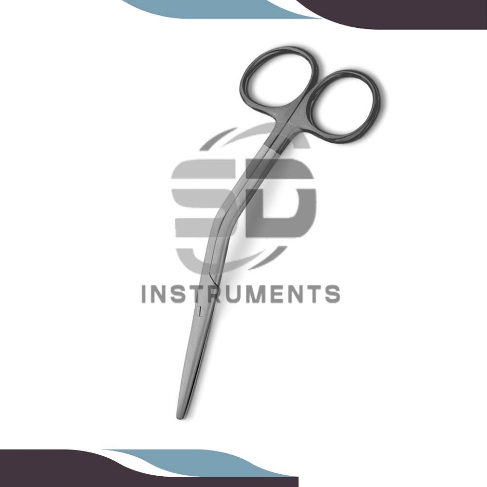 Fomon Dorsal Nasal Scissors 14cm – Angled Serrated, TC Supercut Design ...