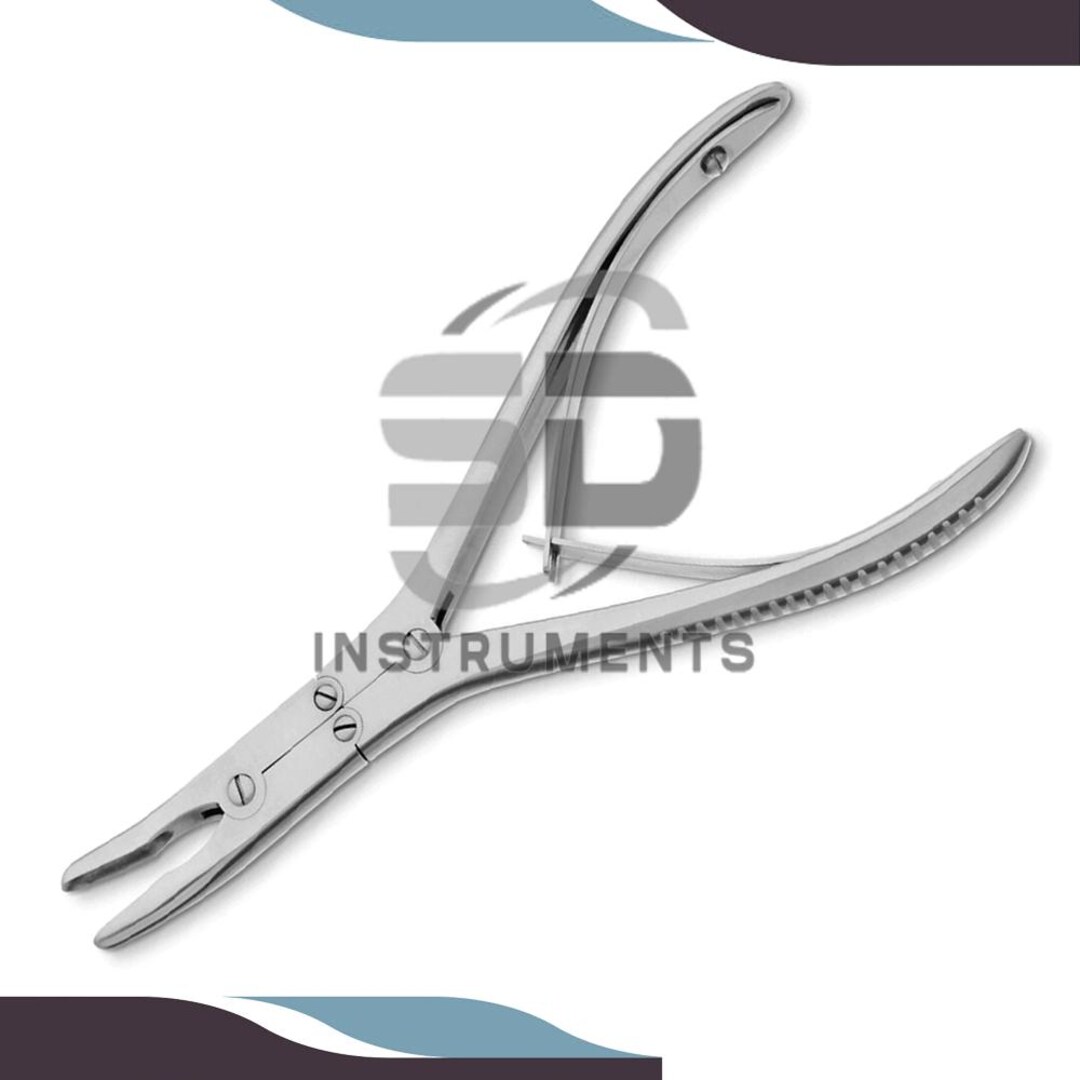 Beyer Rongeur 7" Curved Double-action 3mm – Surgical Tool for Bone ...