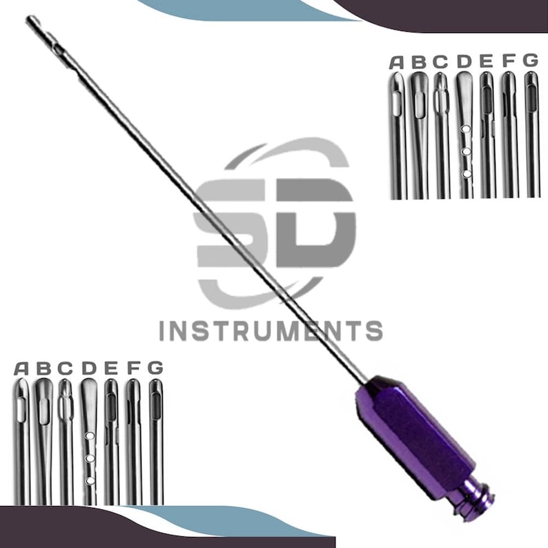 Luer Lock Liposuction Cannula – Surgical Instrument for Fat Removal ...