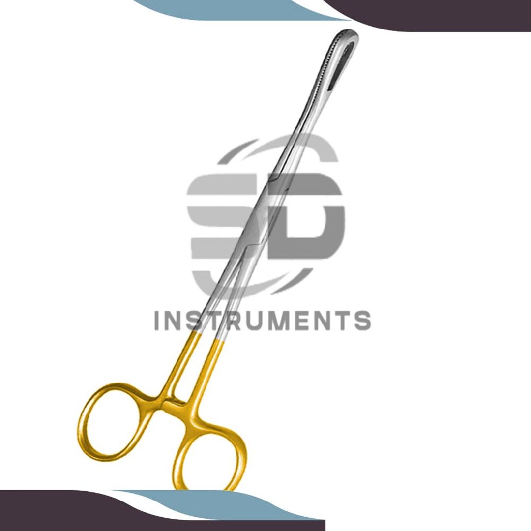 Rampley Sponge Forceps – Straight Clamp for Body Piercing and Surgical ...