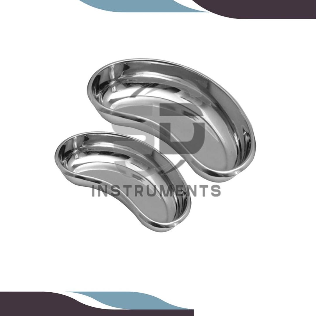 Kidney Dish Tray Shaped Stainless Steel – Holloware for Sterilization ...