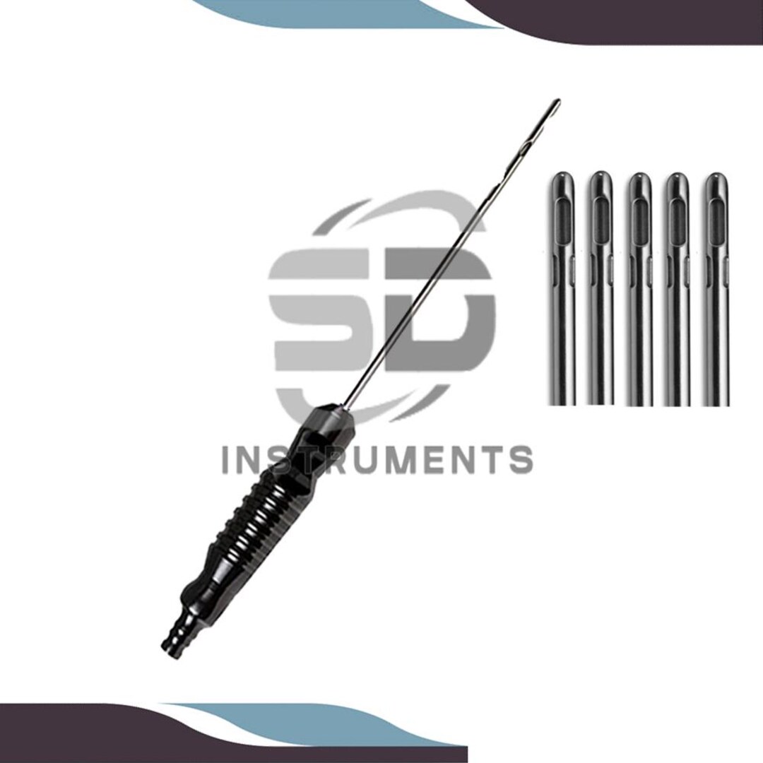 Liposuction Cannula – Pyramid Tip Style With Fixed Handle for Fat ...