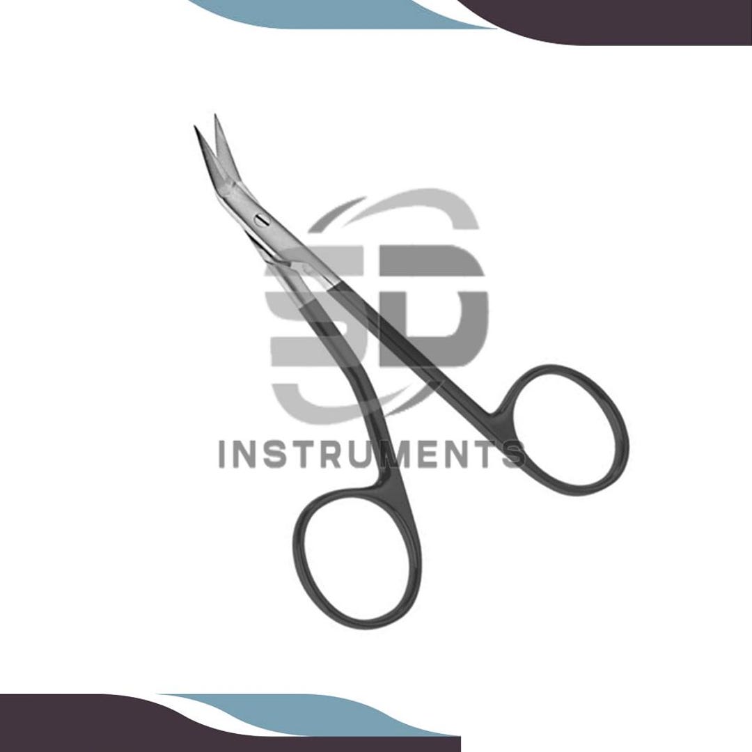 Gorney Swan Neck Scissors 11.5cm – Angled Supercut Tungsten Carbide ...