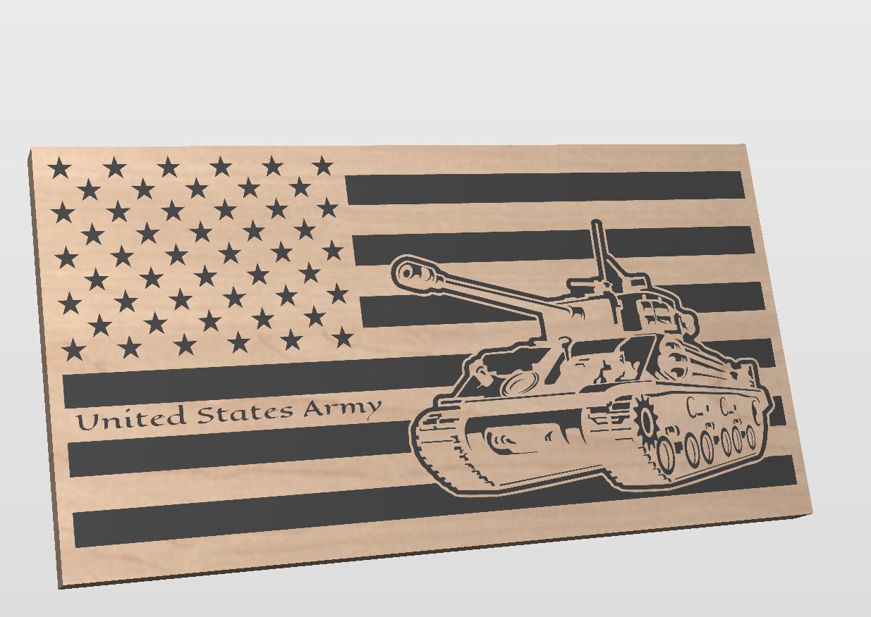 Tank Flag, Miliary, Army Tank - SVG - Etsy