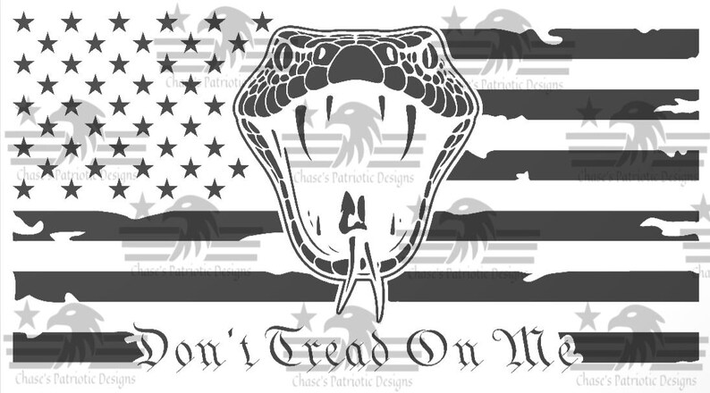 Don't Tread on Me Flag, Snake Flag - SVG - Etsy