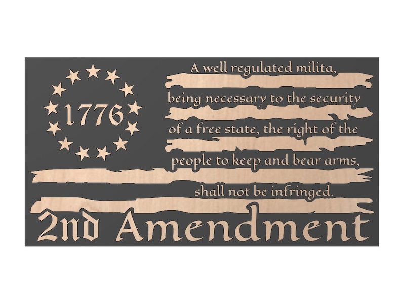 2nd Amendment Flag, - SVG - Etsy