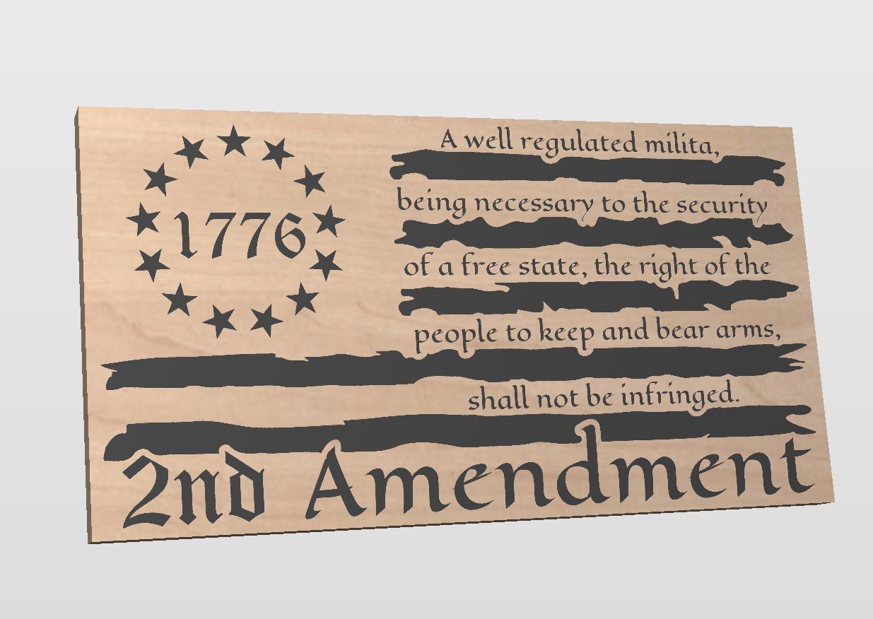 2nd Amendment Flag, - SVG - Etsy