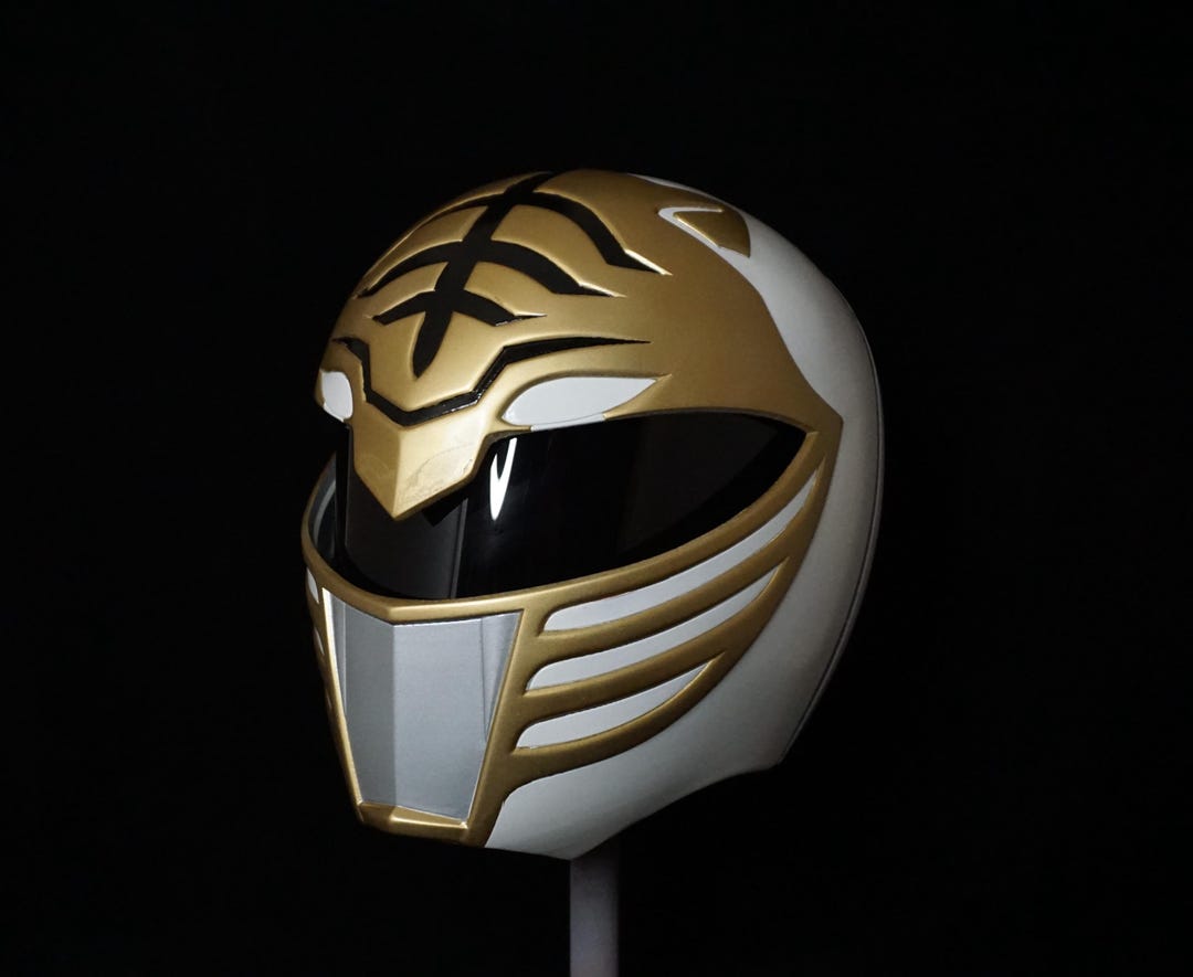 Mighty Morphin White Power Ranger Helmet DIY Kit - Etsy