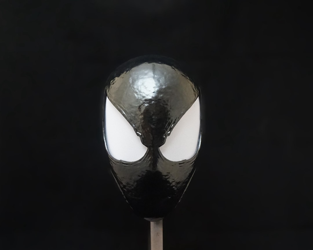 Spiderman Symbiote Face Shell DIY Kit/painted - Etsy