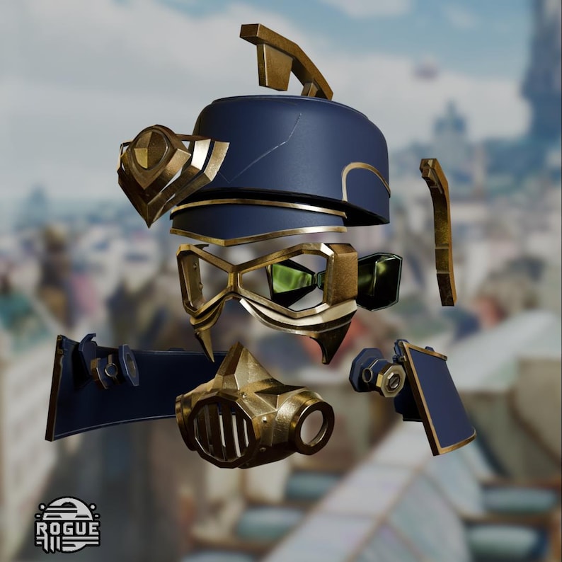 Arcane Enforcer Guard Helmet STL File - Etsy
