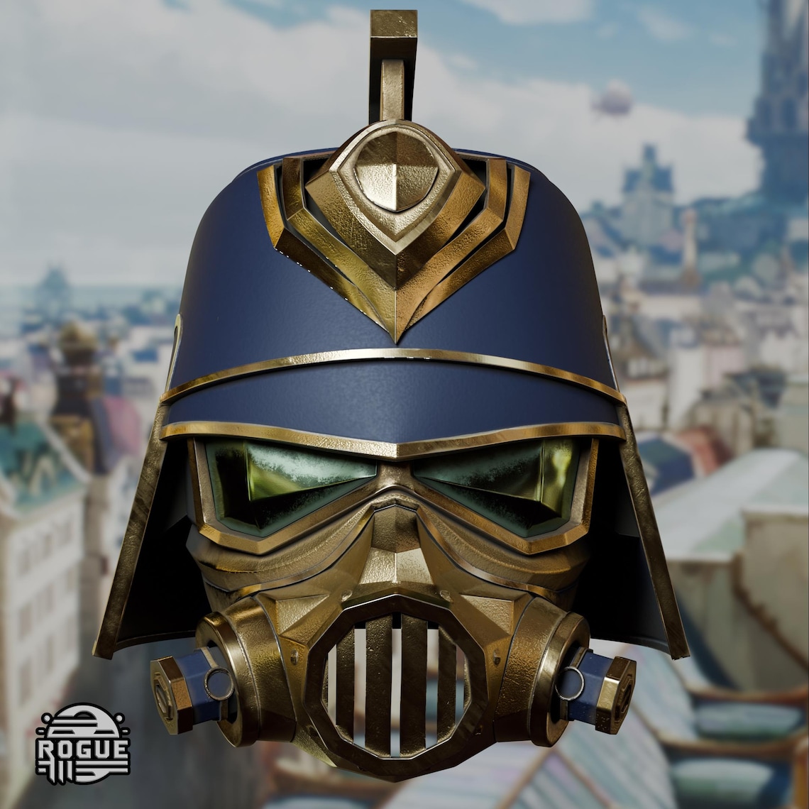 Arcane Enforcer Guard Helmet STL File - Etsy