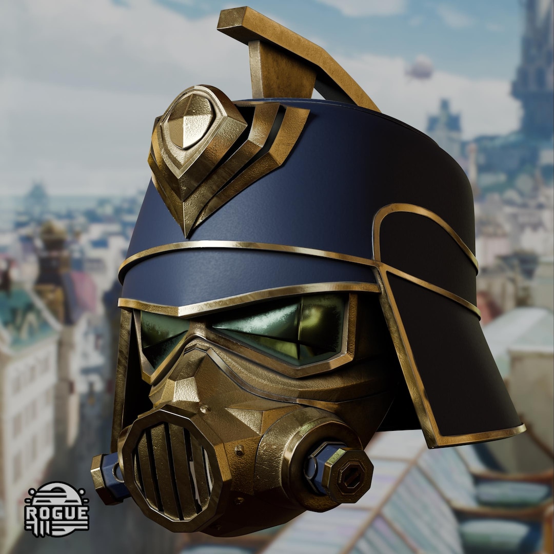 Arcane Enforcer Guard Helmet STL File - Etsy
