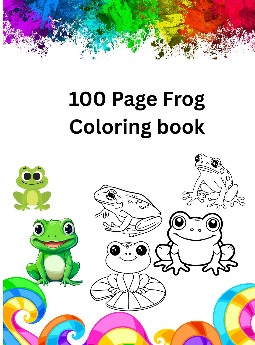 Frog Coloring Book, Frog Coloringbooks, Coloringbooks, Colorbook ...