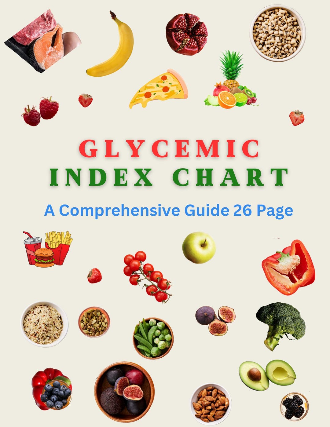 Diabetes Management Chart, Glycemic Index Guide, Blood Sugar Control ...