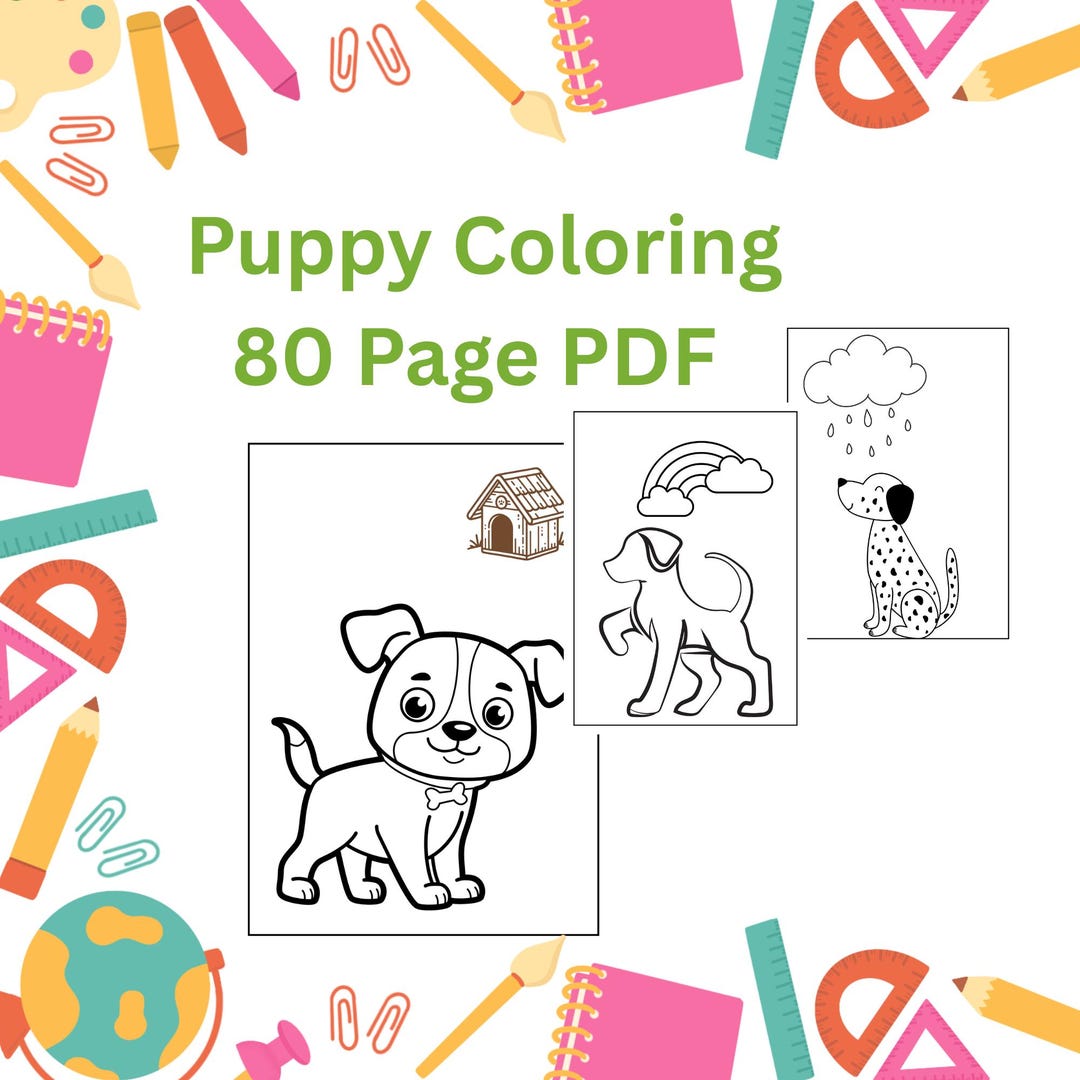 Puppy Coloring Sheet, Dogs Coloring Page, Puppy Coloring Pages, Puppy ...