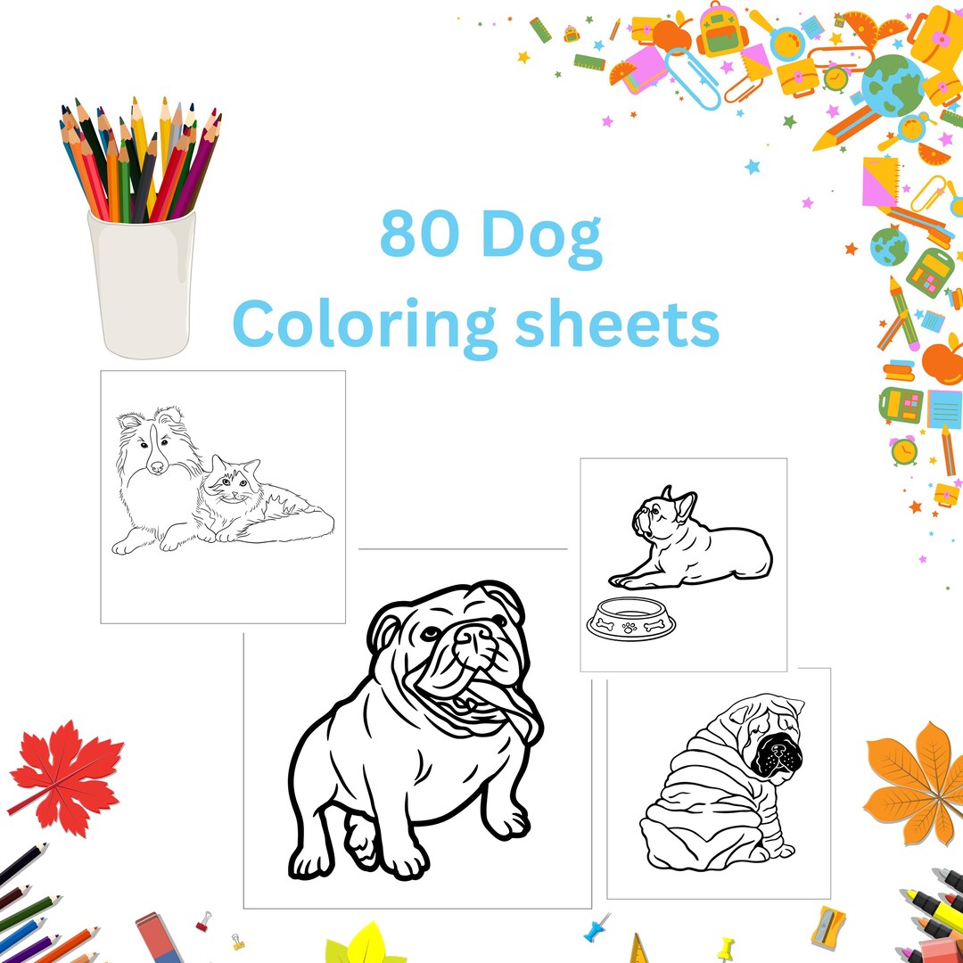 Dogs Coloring Sheets Dogs Coloring Sheet Dogs Coloring Book Dogs ...