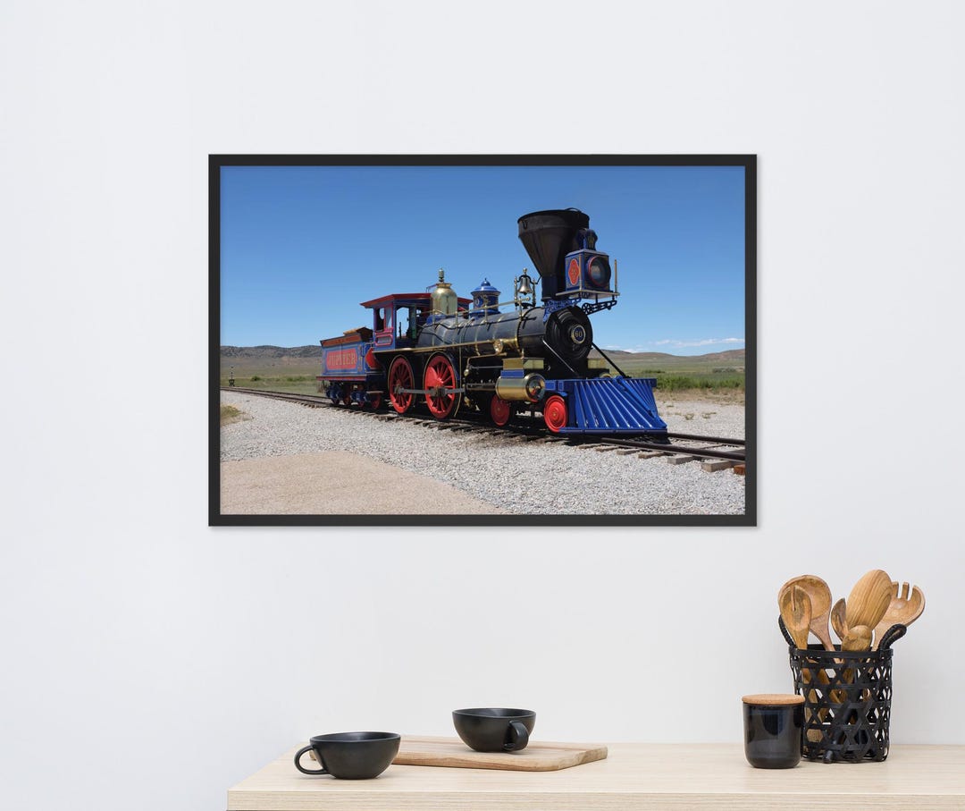 The Jupiter Steam Locomotive of the Central Pacific Railroad Made ...