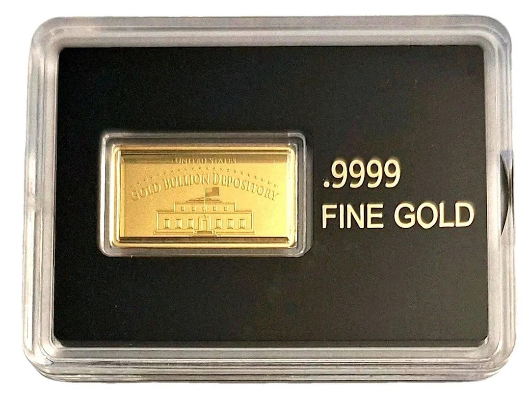 Fort Knox Bullion .9999 Pure Gold Bar Proof Collectible - Etsy