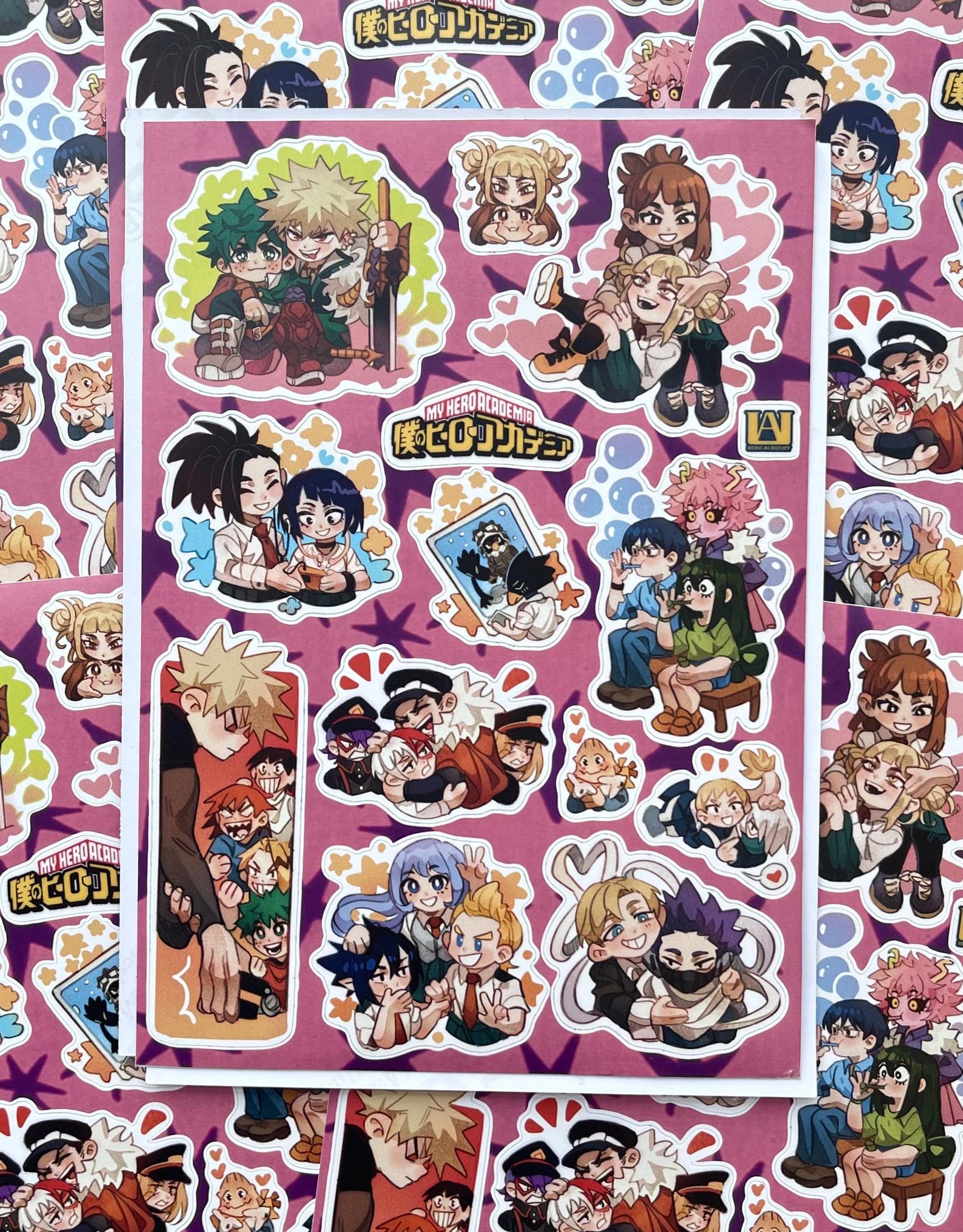Boku No Hero Academia | My Hero Academia | MHA Sticker Sheet – 148x210 ...